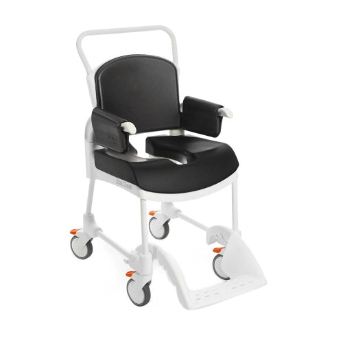 Etac Clean Comfort Mobile Shower Commode - 4 Locking Castors - White – mobilityjoy